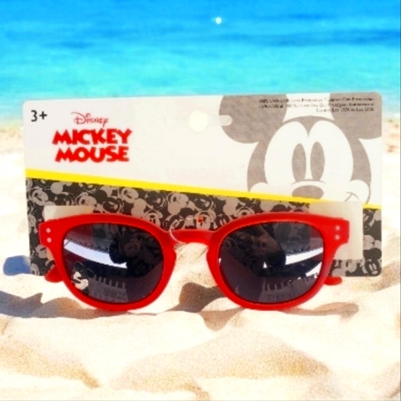 Disney | Accessories | New Red Kids Disney Mickey Mouse Uva Uvb Lens ...